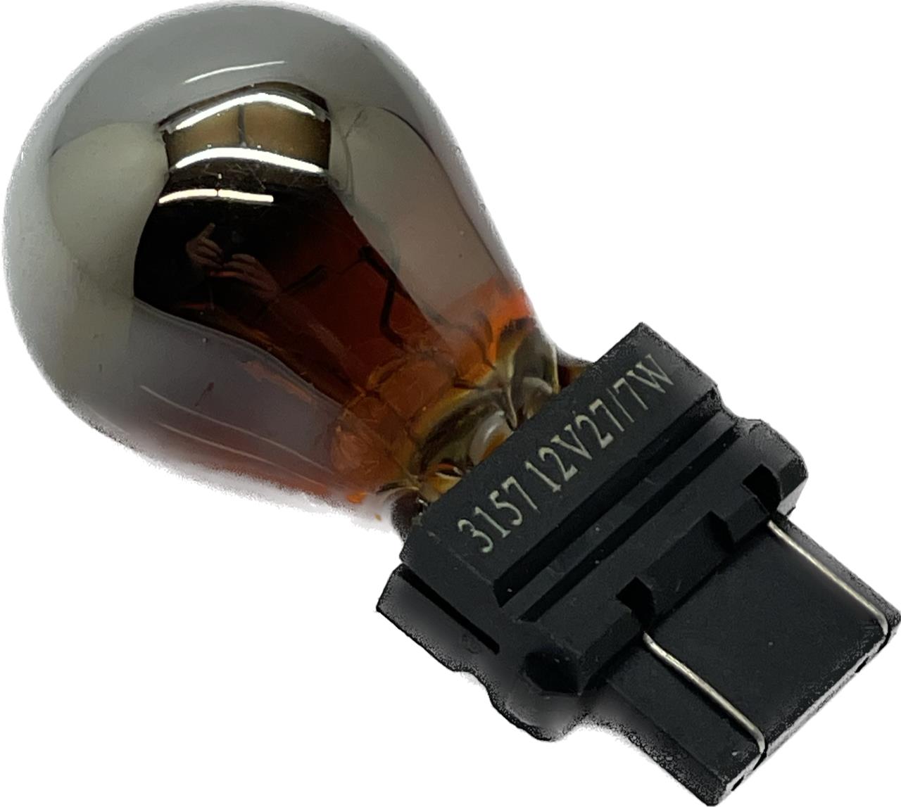 3157 replacement chrome silver amber indicator bulb 12v PY27/7W 183 ...